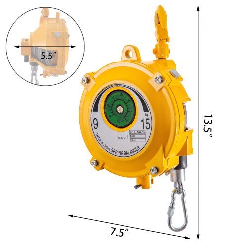 Spring Balancer Retractable Tool Holder 20-33lbs(9-15kg) Hanging ...