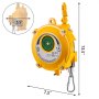 VEVOR Spring Balancer 20-33lbs(9-15kg) Retractable Tool Holder 1.5m ...