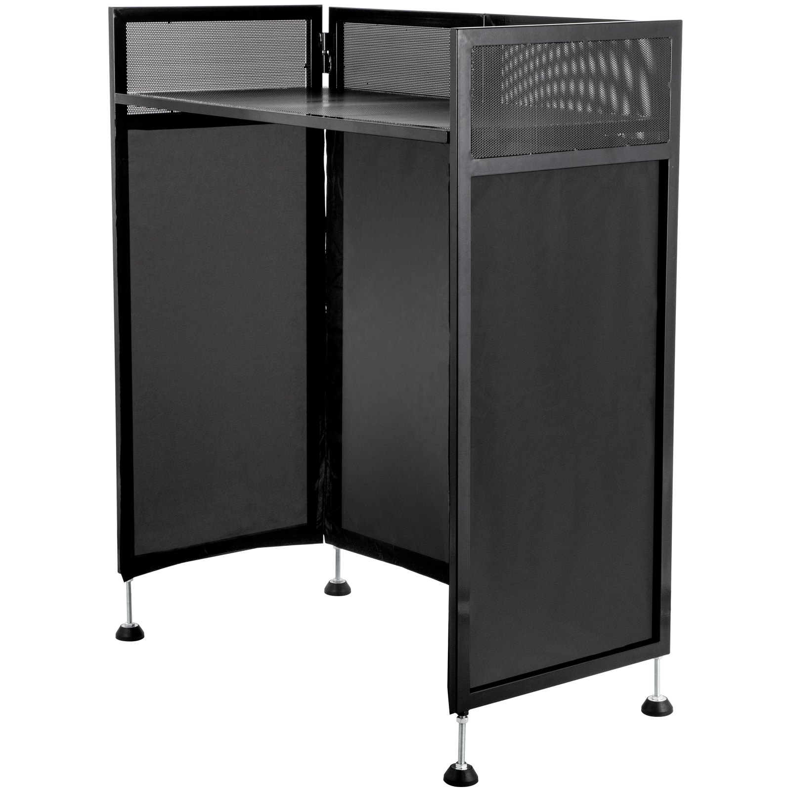 VEVOR DJ Facade Table 20x40x45 Inches, DJ Booth Flat Table Top 20x40 ...