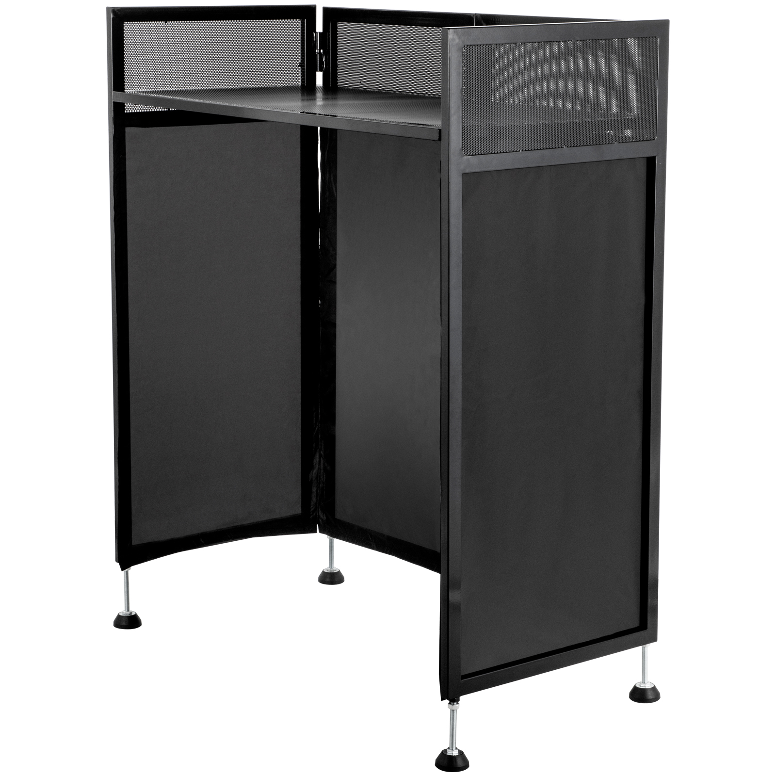 Dj Event Facade White/black Scrim Metal Frame Booth + 20" X 40" Flat ...