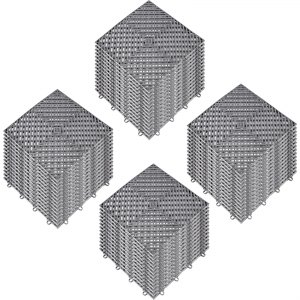 VEVOR VEVOR Interlocking Garage Floor Tiles 12x12x0.5 Inch 55PCS Deck ...