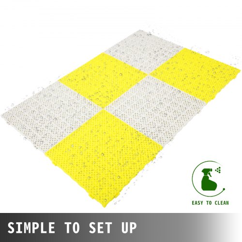 VEVOR VEVOR Interlocking Garage Floor Tiles 11.8x11.8x0.5 Inch 25 PCS ...