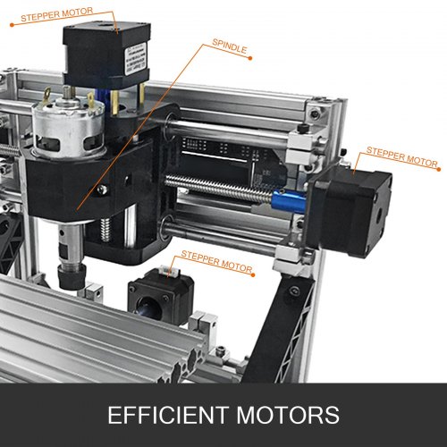 VEVOR 3 Axis CNC Router Kit 1610 5500MW Machine With Laser Engraver ...