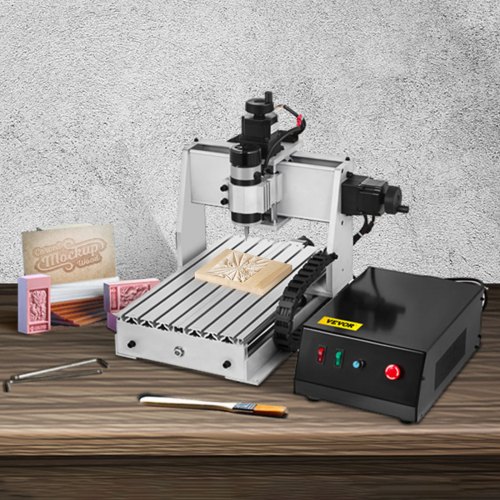 VEVOR CNC Router Engraver Kit 3020 CNC Router 4 Axis USB Port CNC ...
