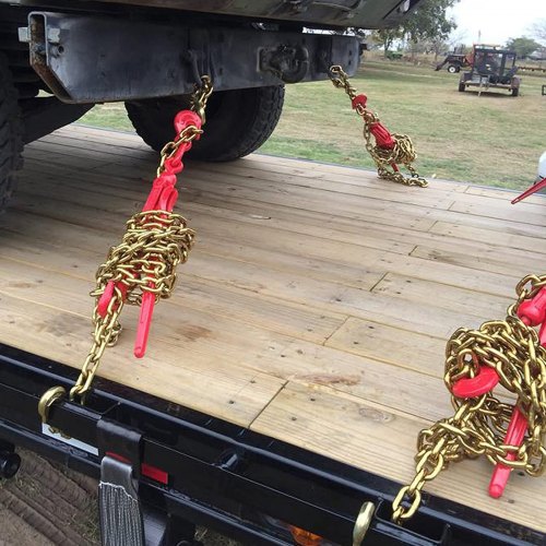 VEVOR Chain Load Binder, 5/16"-3/8" Tie Down Kit w/ 8800LBS Working ...