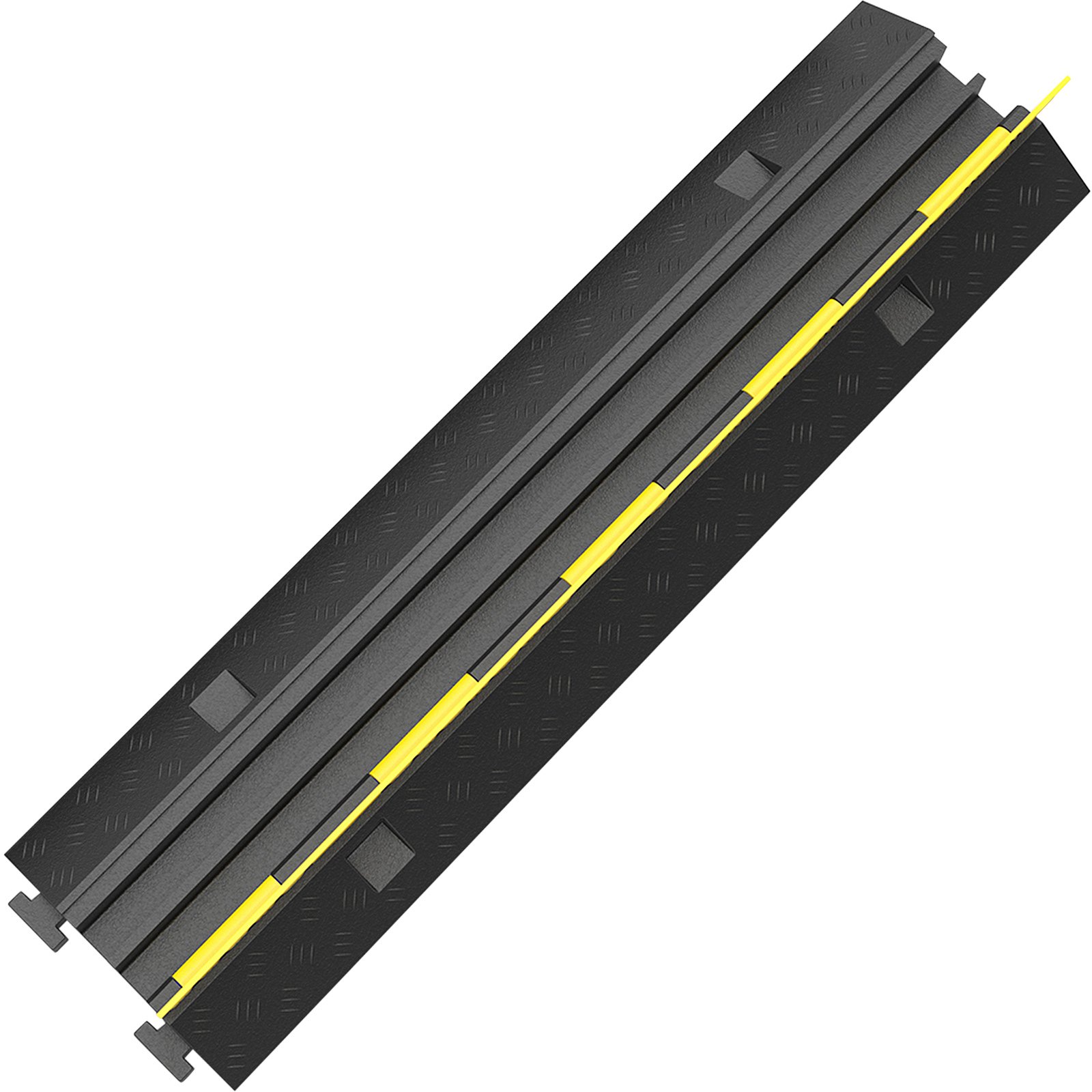 VEVOR Cable Protector Ramp, 5 Packs 2 Channels Speed Bump Hump, Rubber ...