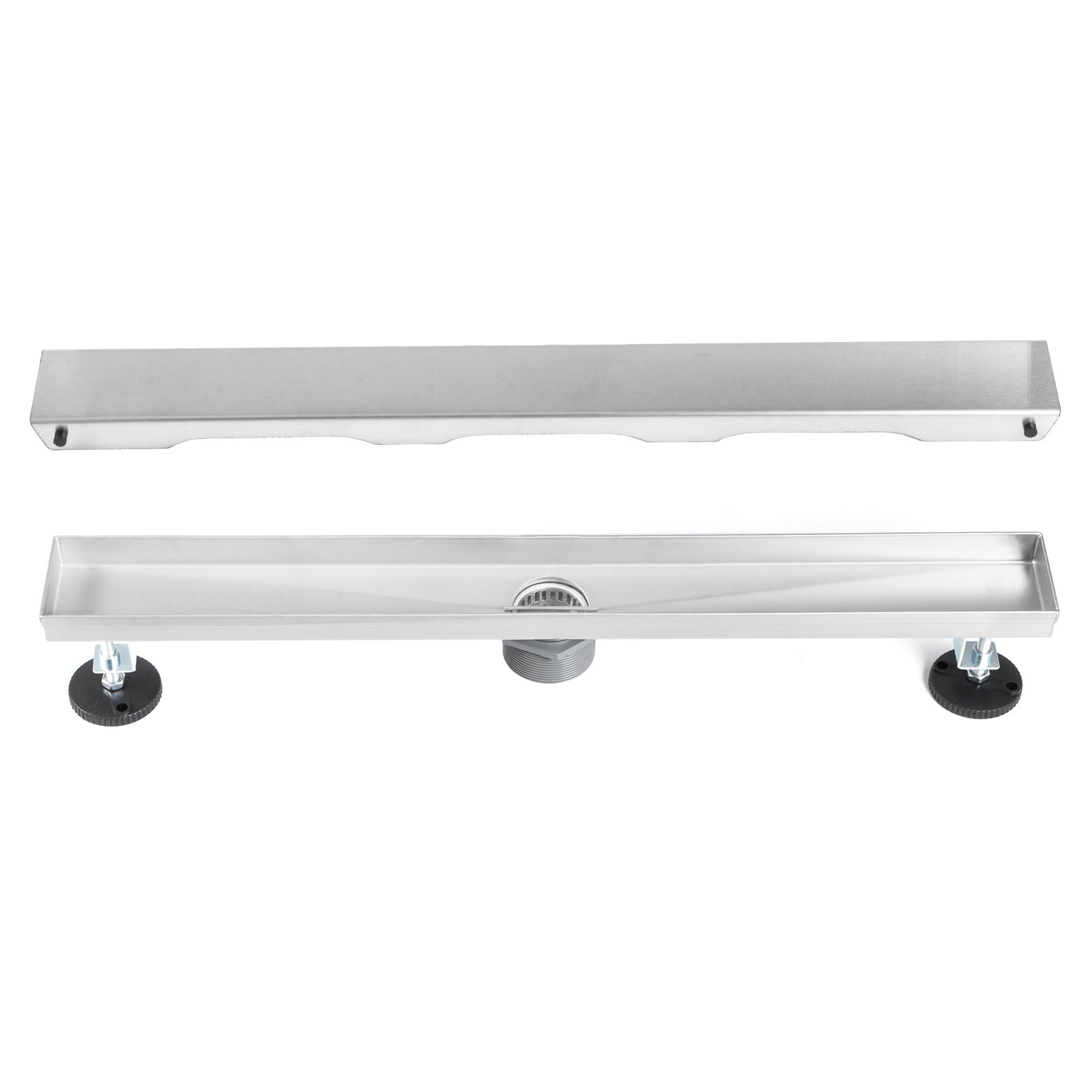 VEVOR Linear Drain 304 Stainless Steel Floor Drain 36x2.75in Linear ...