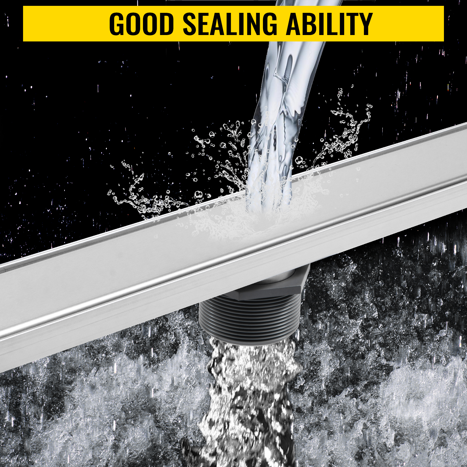 Vevor Linear Drain Floor Drain 36in Trench Drain 30l/min Drain For ...