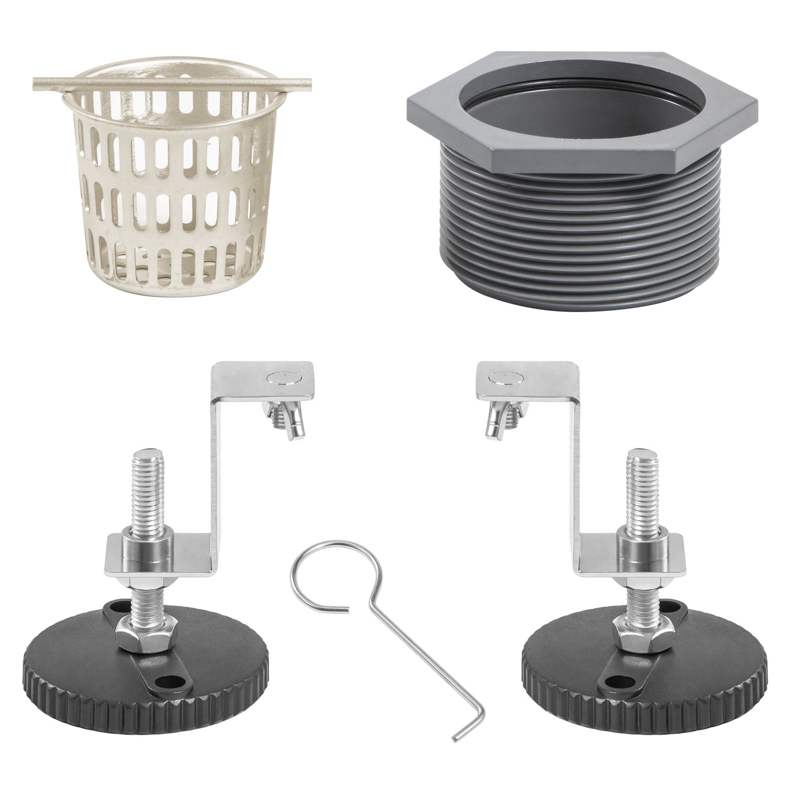 VEVOR Linear Drain 304 Stainless Steel 24x2.75in Linear Tile Drain 30L ...