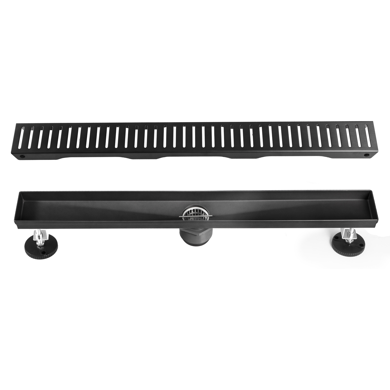 VEVOR Linear Drain 304 Stainless Steel Floor Drain 36x2.75in Linear ...
