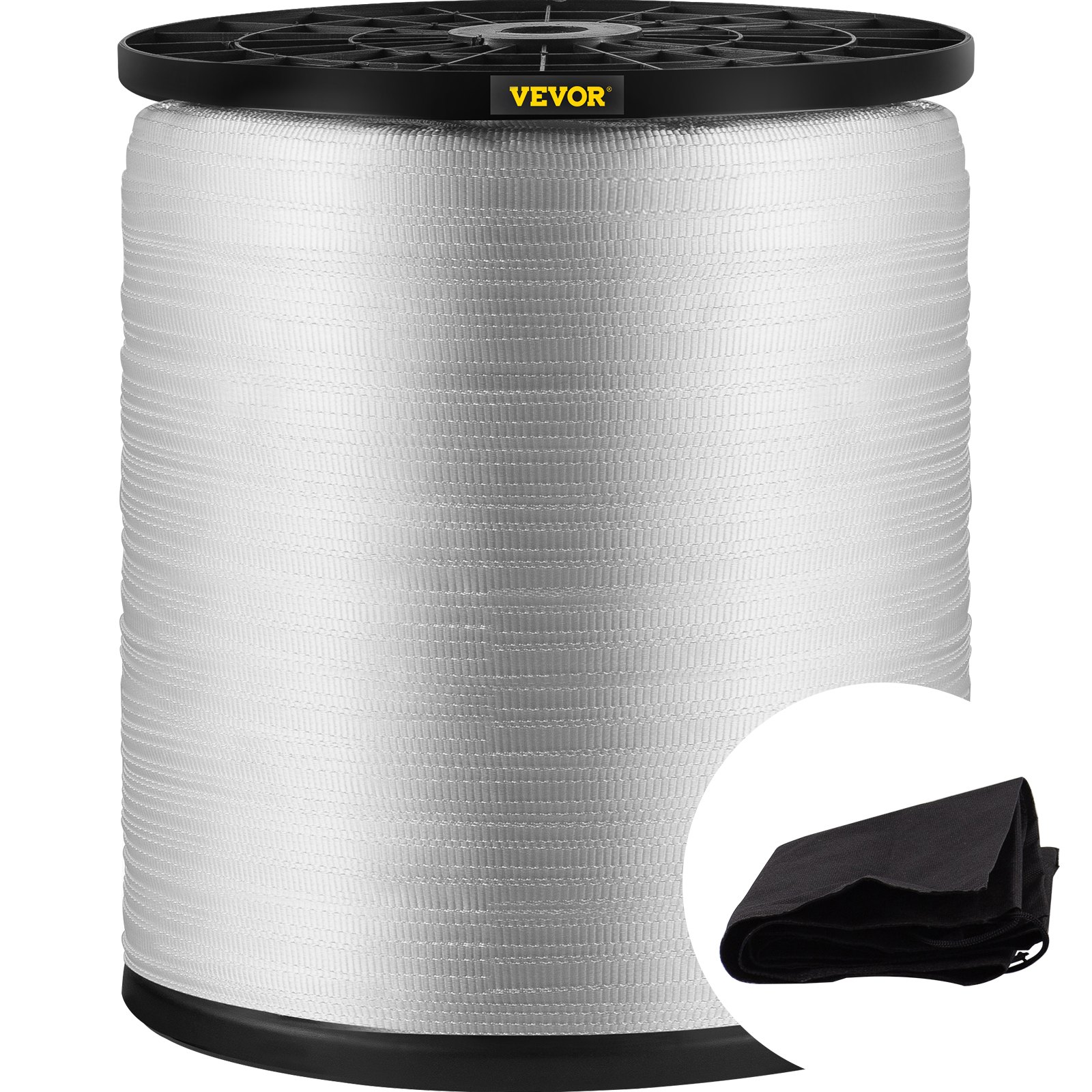 VEVOR 2500Lbs Polyester Pull Tape, 5249' x 3/4" Flat Tape for Wire ...