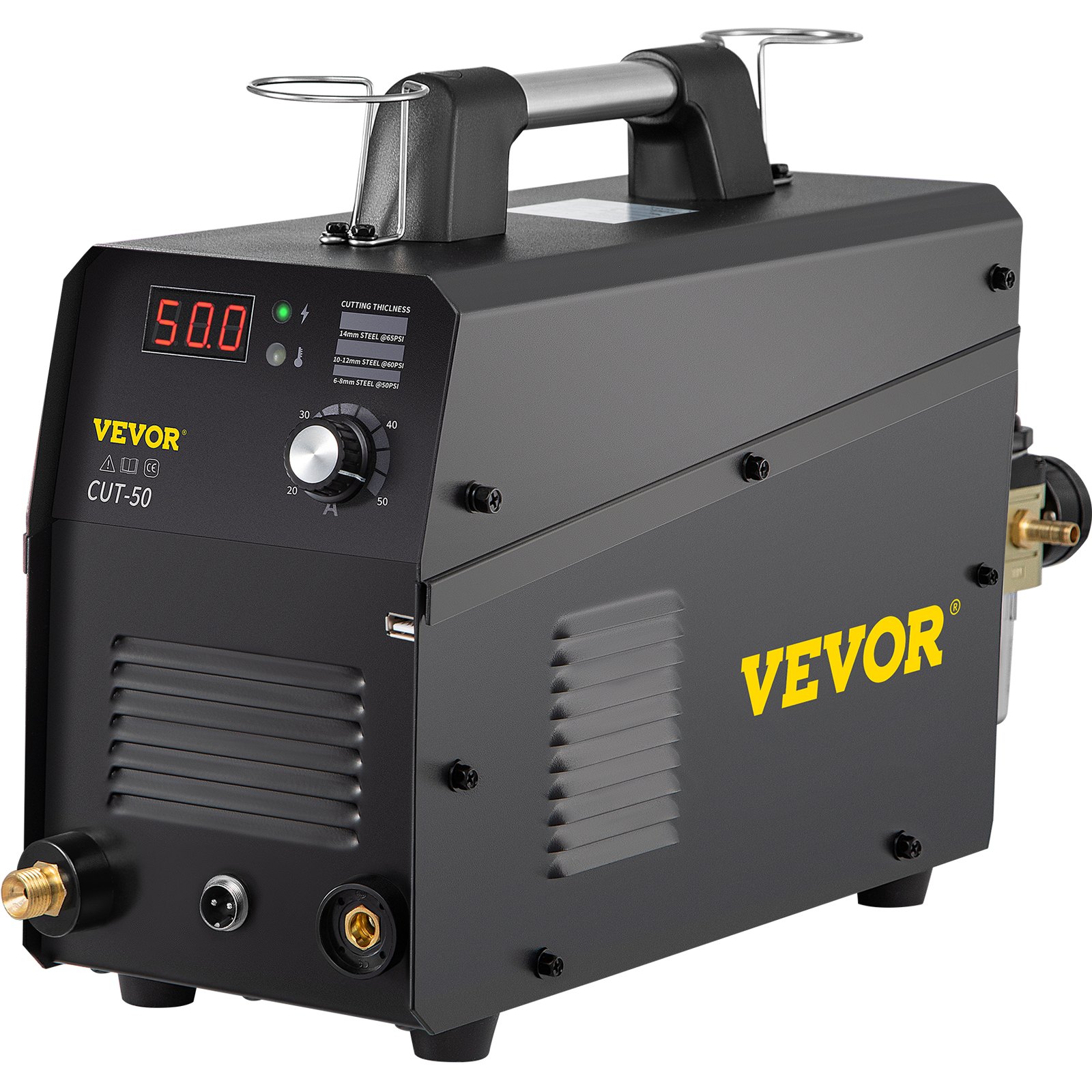 VEVOR Plasma Cutter, 50Amp, Air Cutting Machine with Plasma Torch, 110V ...