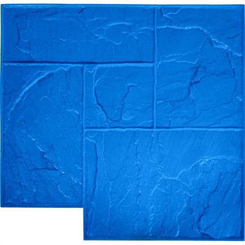 VEVOR Concrete Texturing Skin, 24"x24" Concrete Stamps Mats Set ...