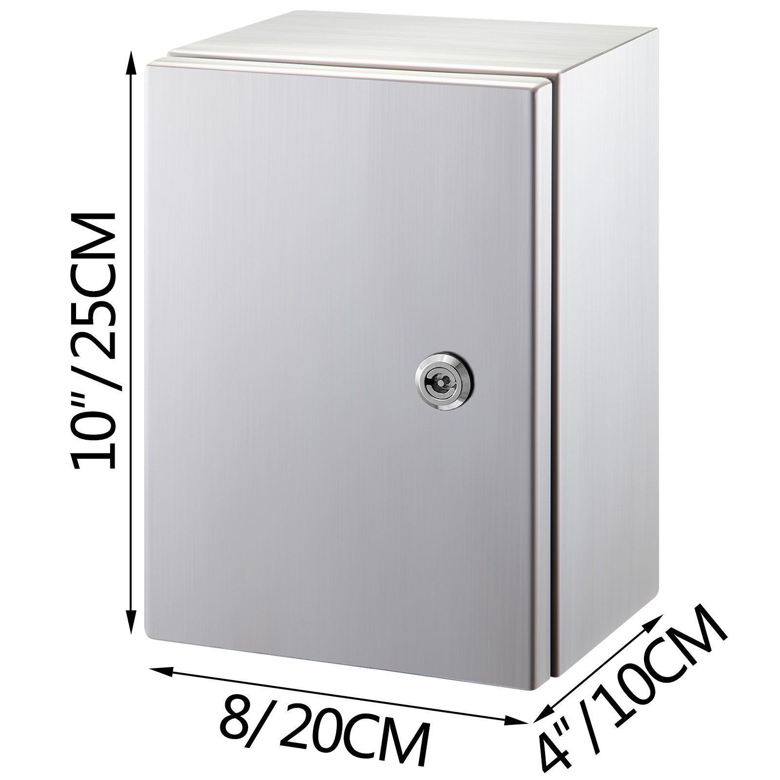 VEVOR NEMA Steel Enclosure, 10 x 8 x 4'' NEMA 4X Steel Electrical Box ...