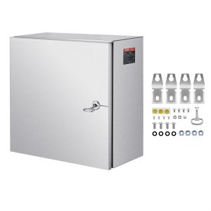 Vevor 12x12x8" Stainless Steel Electrical Box Nema 4x Ip65 Electrical ...