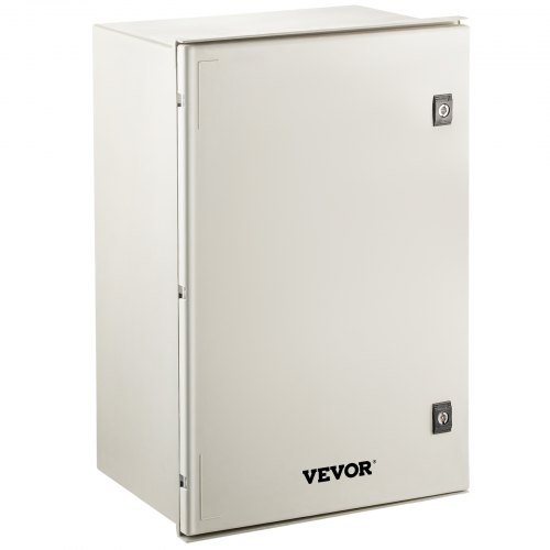 VEVOR Fiberglass Enclosure Electrical Enclosure Box 23.6 x 15.7 x 9.1 ...