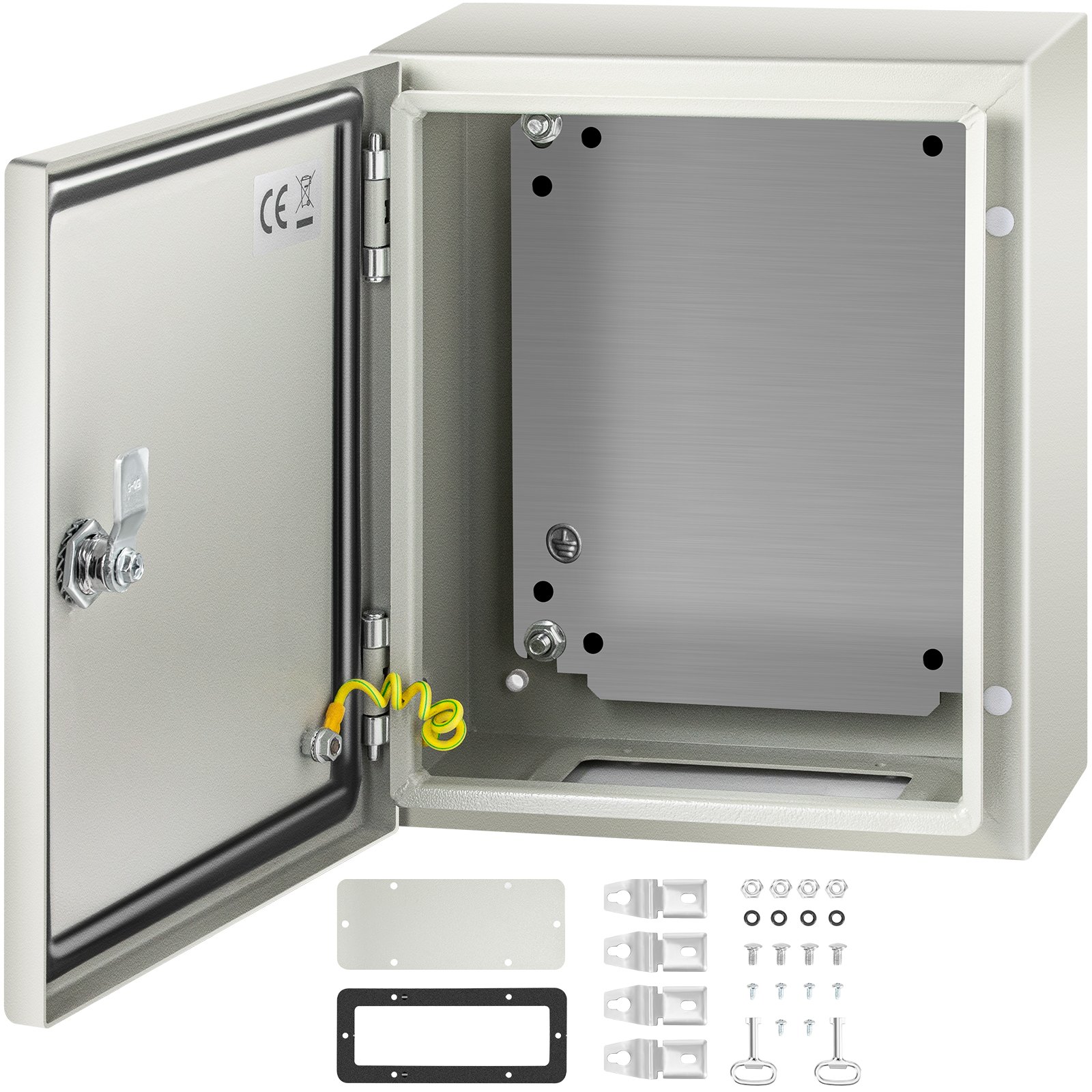 VEVOR NEMA Steel Enclosure, 12 x 10 x 6'' NEMA 4X Steel Electrical Box ...