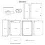 VEVOR VEVOR Steel Electrical Box Electrical Enclosure Box 24x16x10 ...