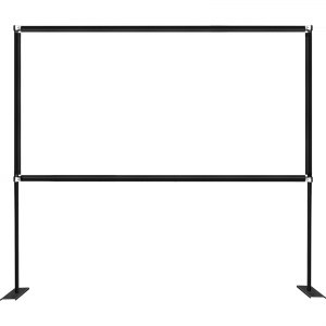 VEVOR Projector Screen with Stand 100inch Portable Movie Screen 16:9 4K ...