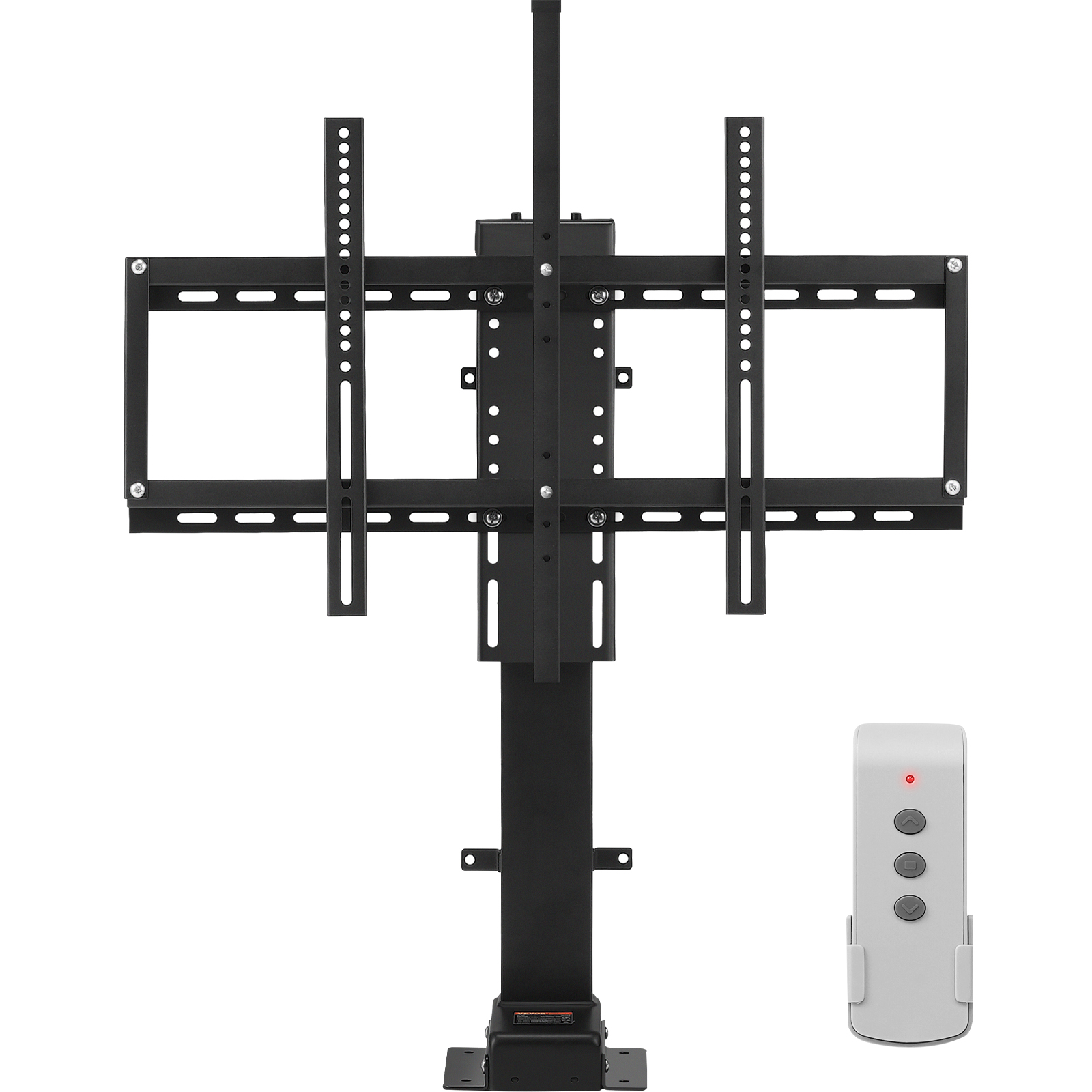 1000mm Motorized Tv Lift Bracket For 32-65" Tv Remote Controller Carbon ...