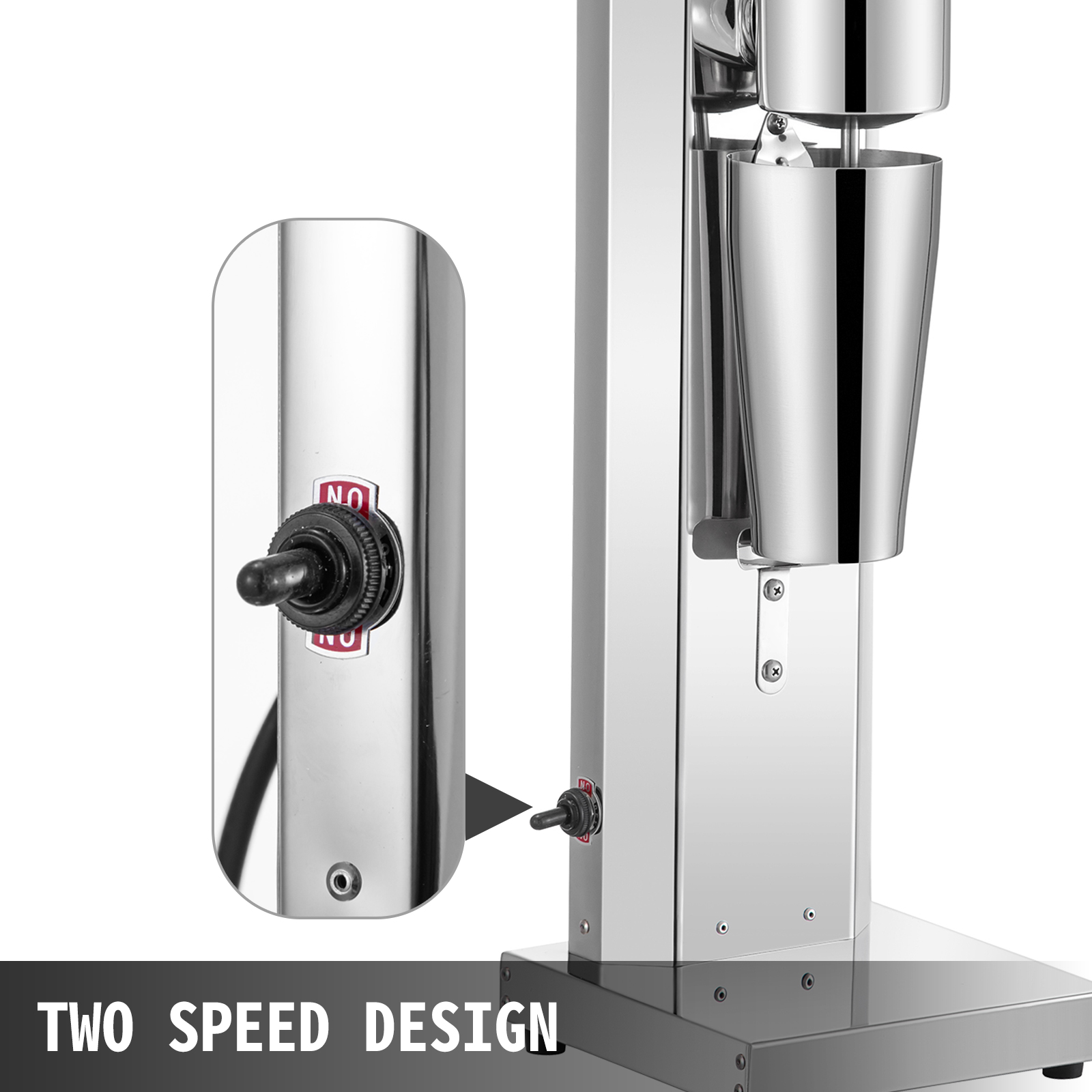 VEVOR Milkshake Maker Kit, Stainless Steel Electric Milkshake Maker ...