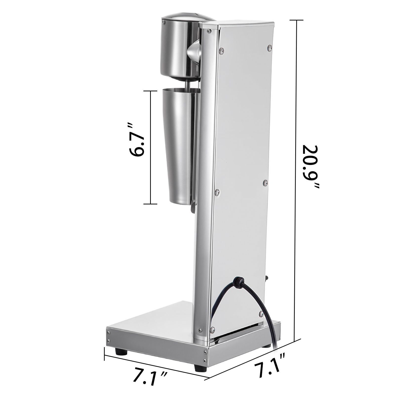 VEVOR Milkshake Maker Kit, Stainless Steel Electric Milkshake Maker ...