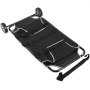 Black Animal Stretcher 45"x22" With 2 Wheels 250lbs Cap. Pet Rough ...