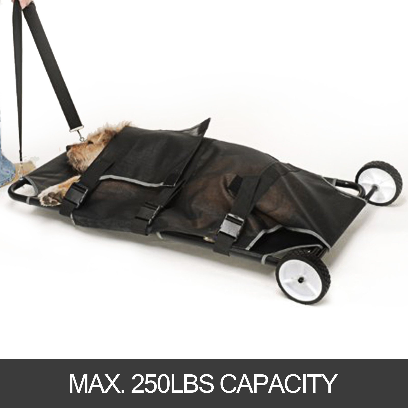 VEVOR Animal Stretcher, 45 x 25 Inch Max. 250 lbs Capacity, Dog ...