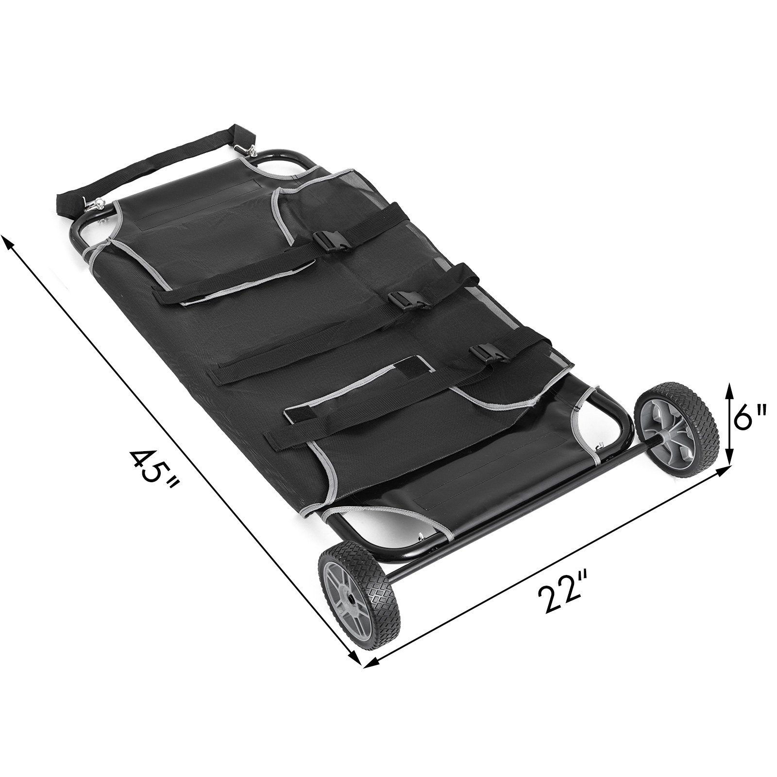 VEVOR Animal Stretcher, 45 x 25 Inch Max. 250 lbs Capacity, Dog ...
