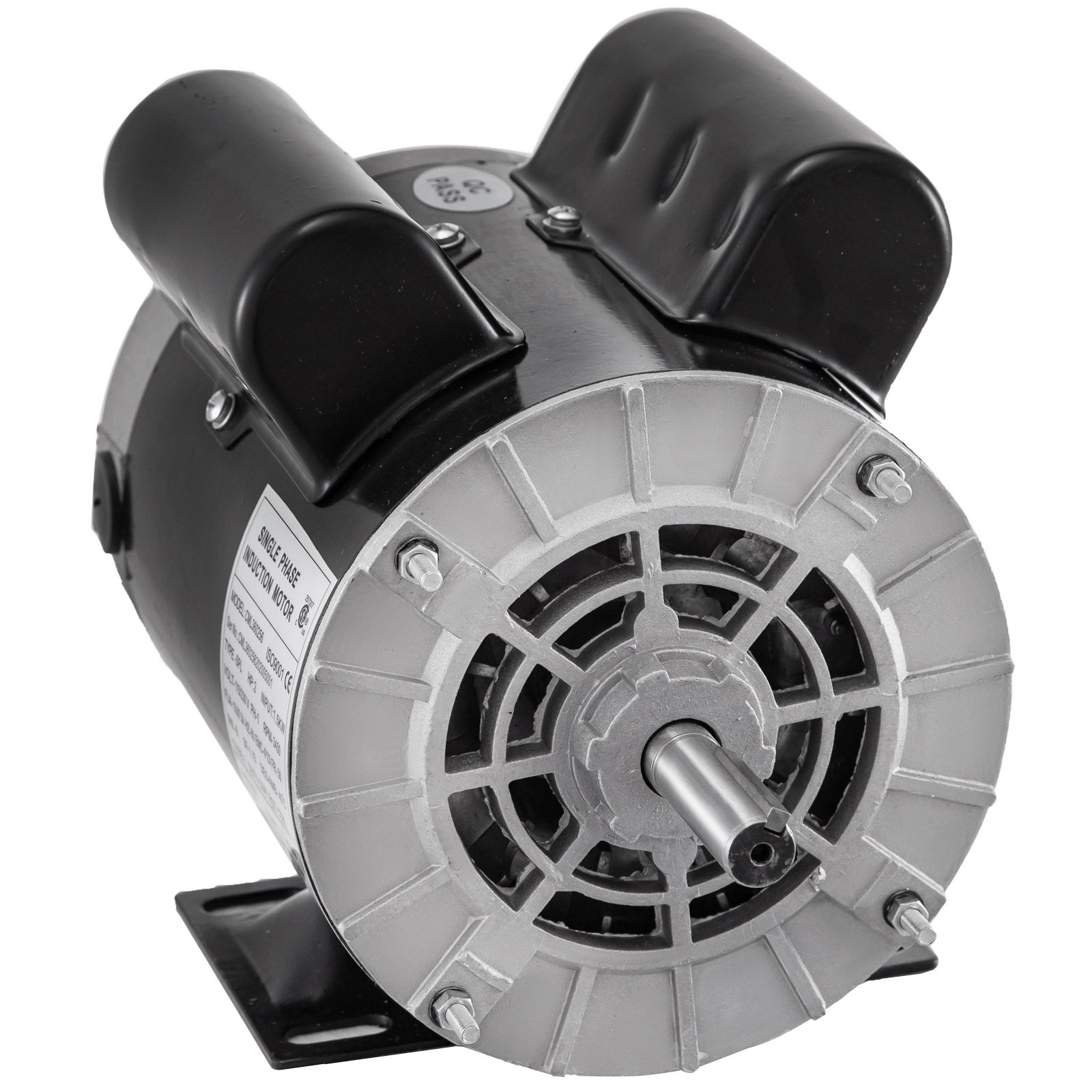 VEVOR Air Compressor Motor, 2Hp 3450RPM Electric Compressor Motor 115V ...