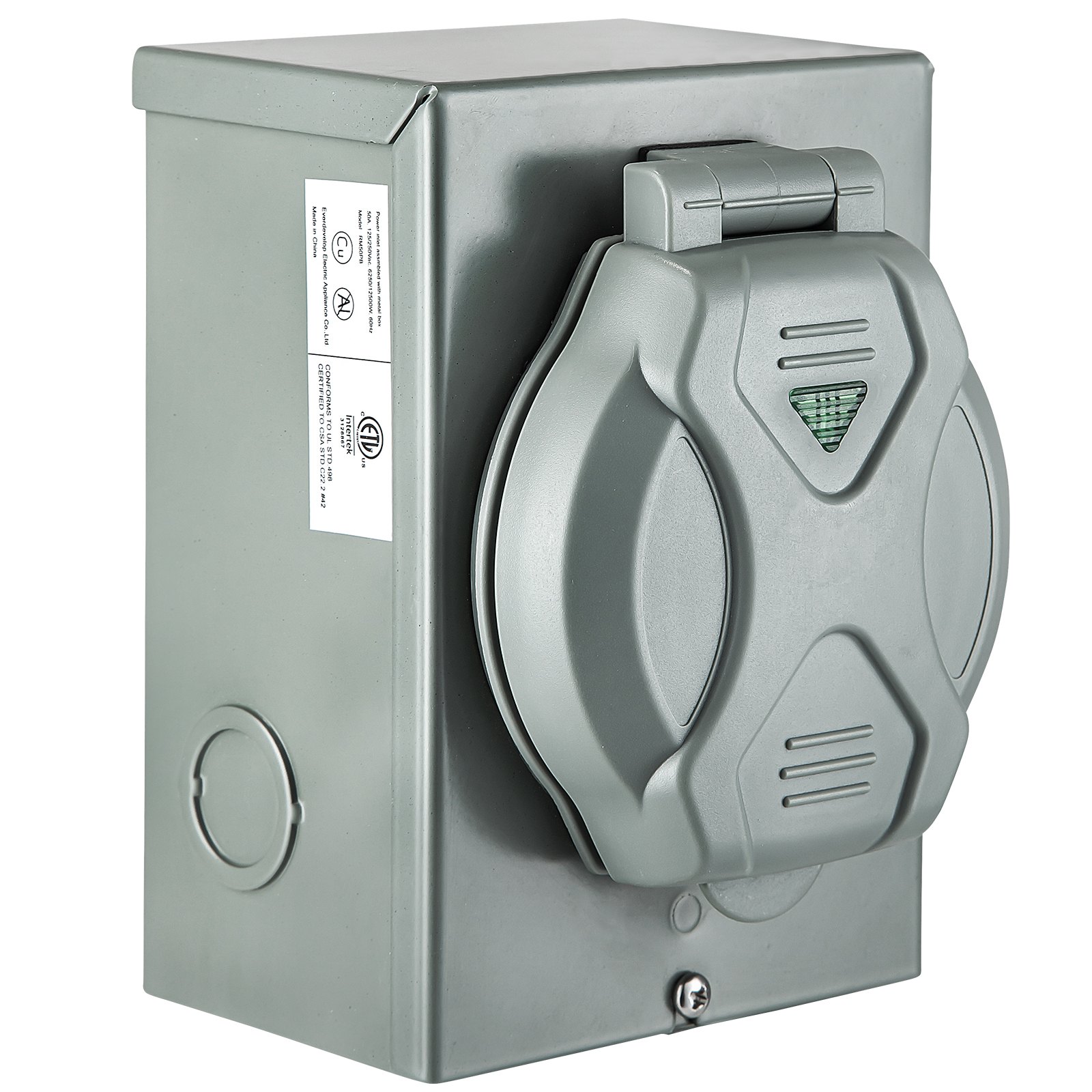 VEVOR Generator Inlet Box, 30amp Power Box, L14-30P Power Inlet Box, 4 ...
