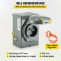 VEVOR Generator Inlet Box, 50amp Power Box, SS2-50P Power Inlet Box, 3 ...
