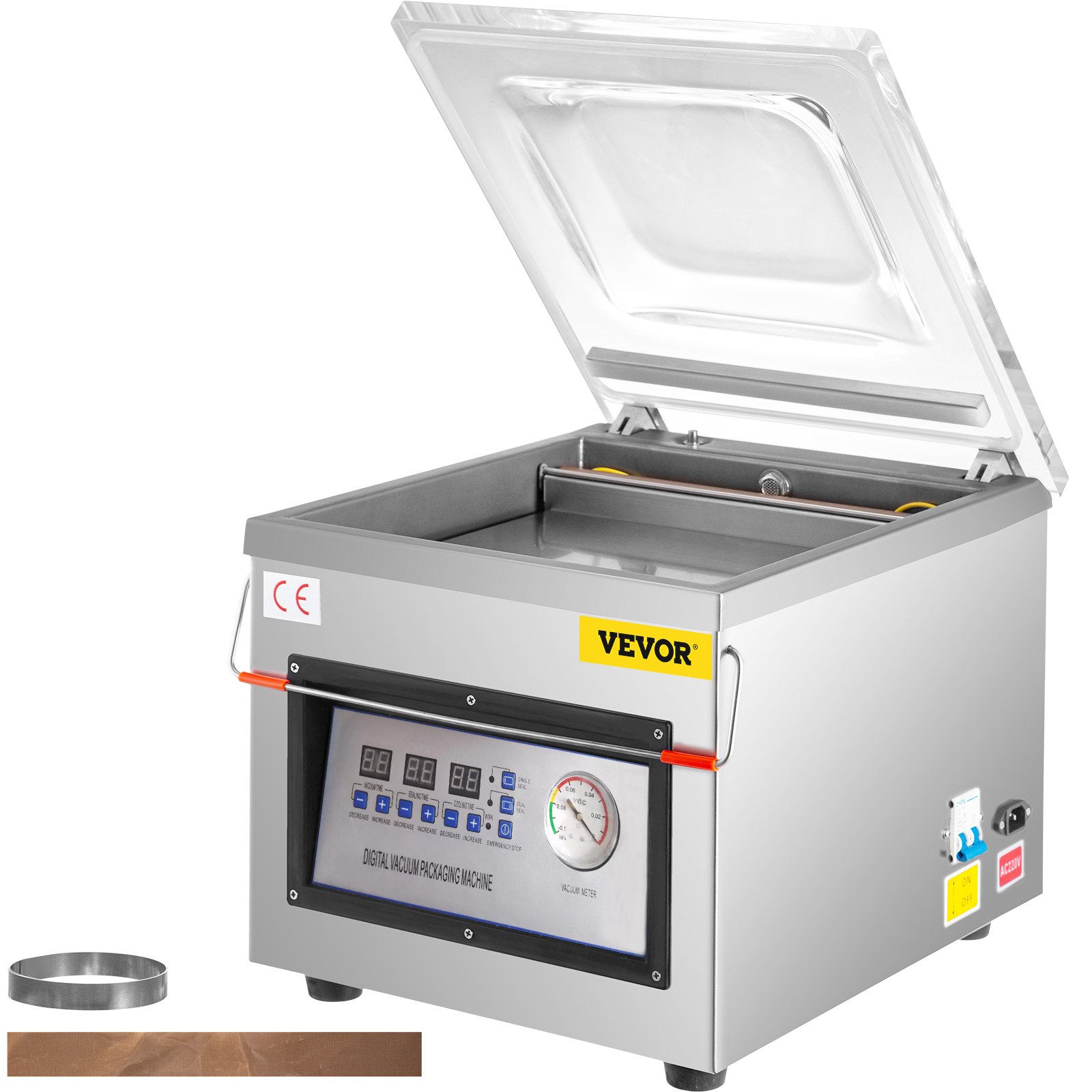VEVOR Chamber Vacuum Sealer DZ-260C Kitchen Food Chamber Vacuum Sealer ...