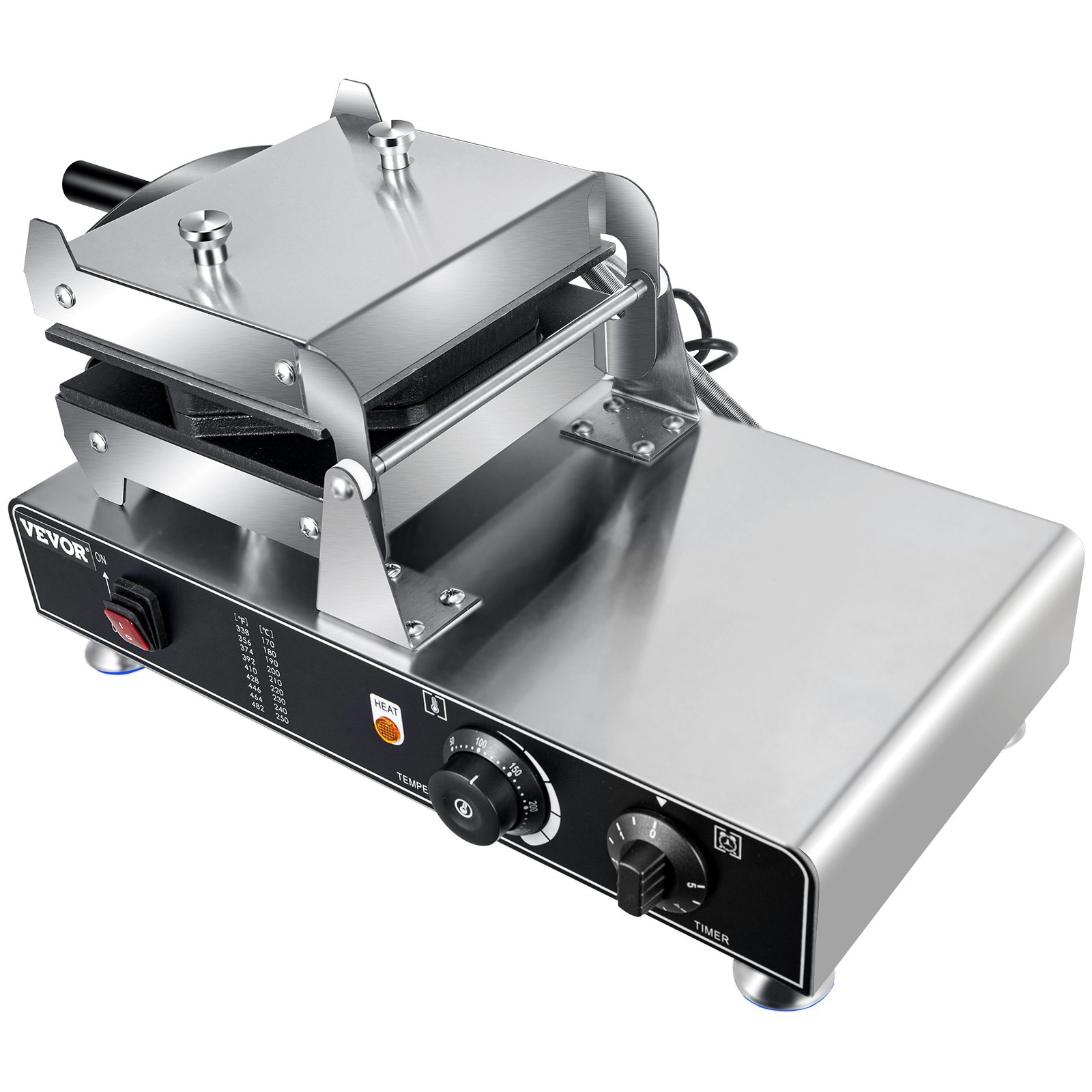 VEVOR Bubble Waffle Maker, 110V Electric Egg Waffle Maker, 1500W Hong ...