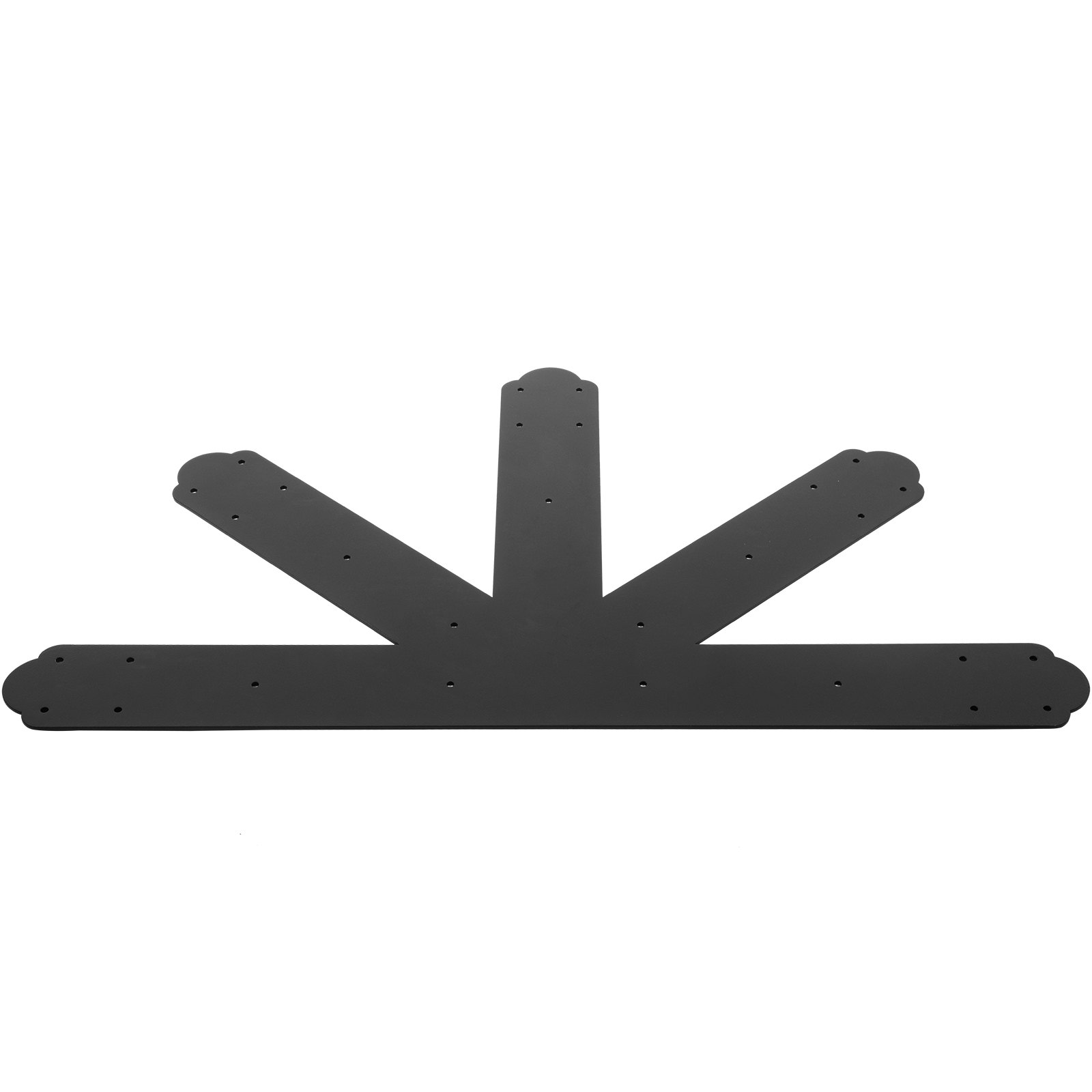 Vevor Gable Plate Truss Connector Plates 12:12 Gable Bracket Black ...