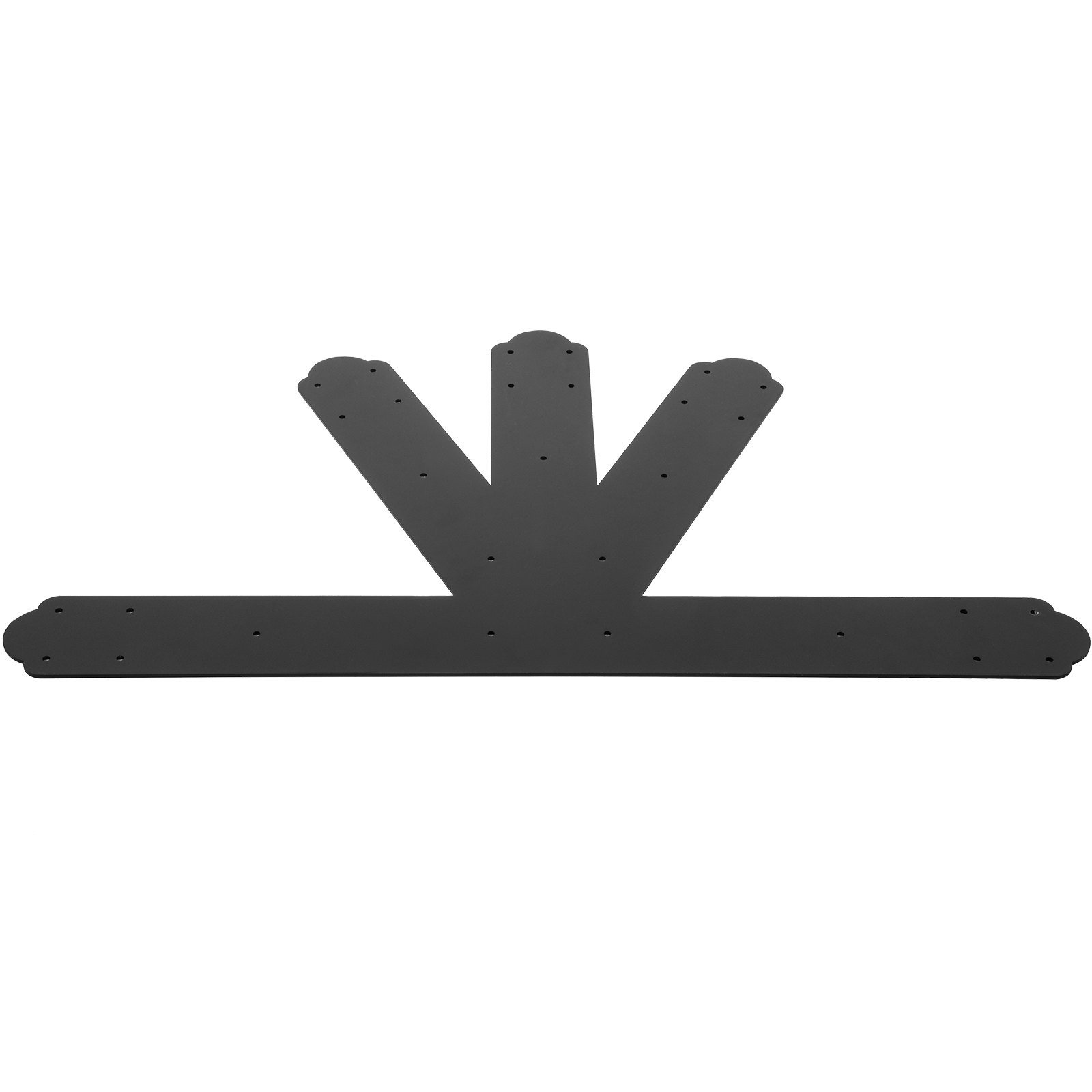 VEVOR Gable Plate, Black Powder-Coated Truss Connector Plates, 6:12 ...