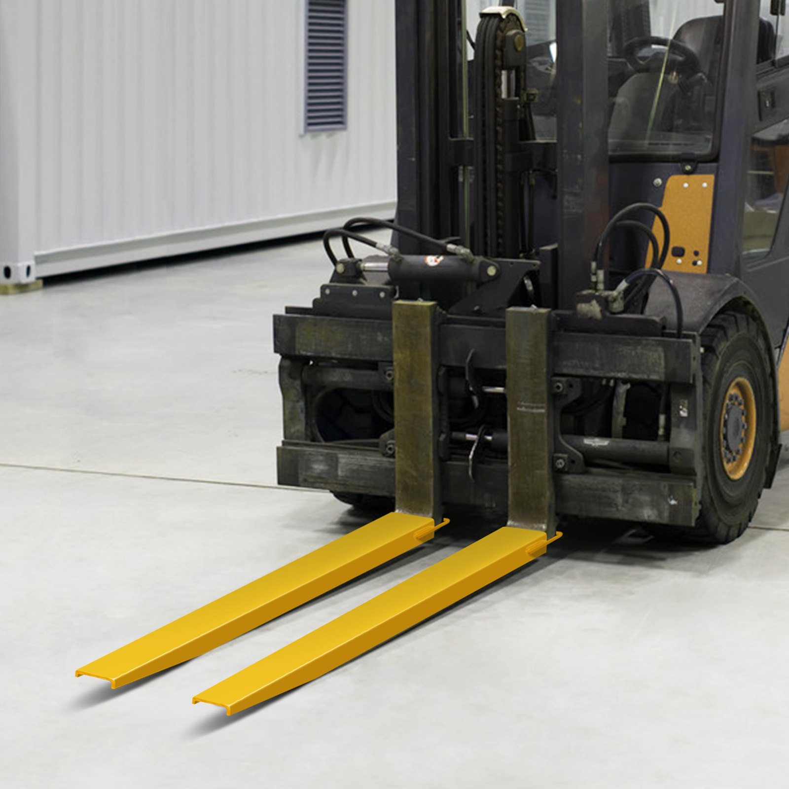 VEVOR Pallet Fork Extension 96 Inch Length 5 Inch Width, Heavy Duty ...