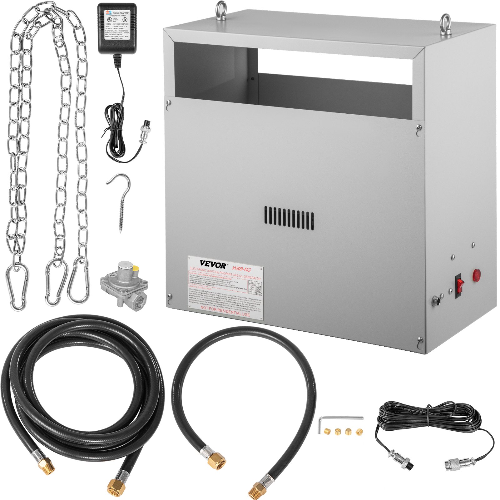VEVOR CO2 Burner, 8 Brass Burner CO2 Generator for Plant, Natural Gas ...