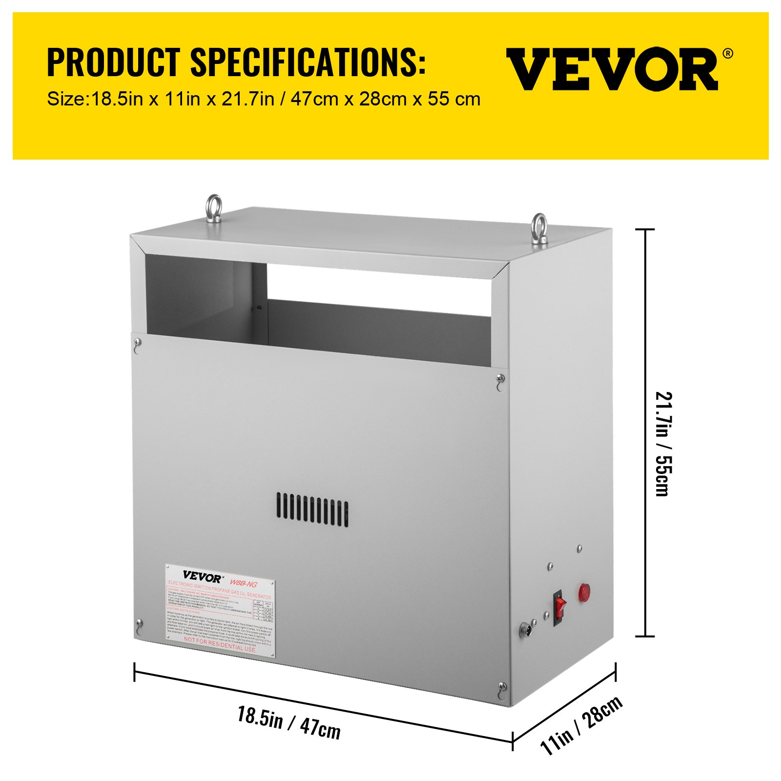 VEVOR CO2 Burner, 8 Brass Burner CO2 Generator for Plant, Natural Gas ...