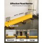 VEVOR Flood Barrier Hydro Barrier 12' Length x 12" Height for Water ...
