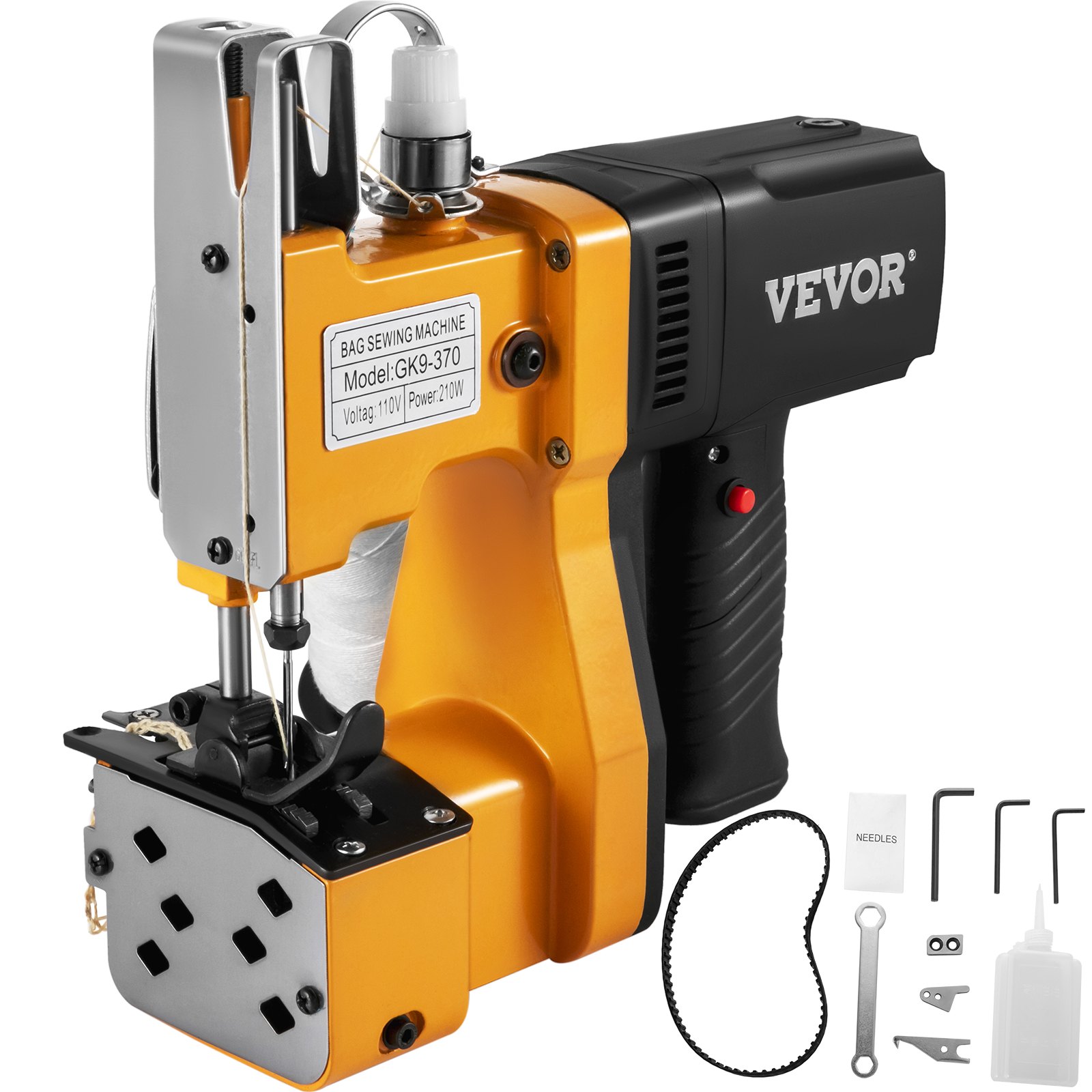 VEVOR Portable Bag Closer Sewing Machine Electric Bag Closing Sewing ...