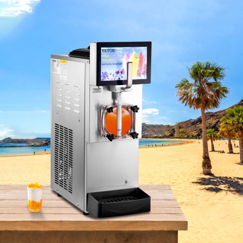 VEVOR Commercial Slushy Machine, 8L / 2.1 Gal Single Bowl, Cool and ...