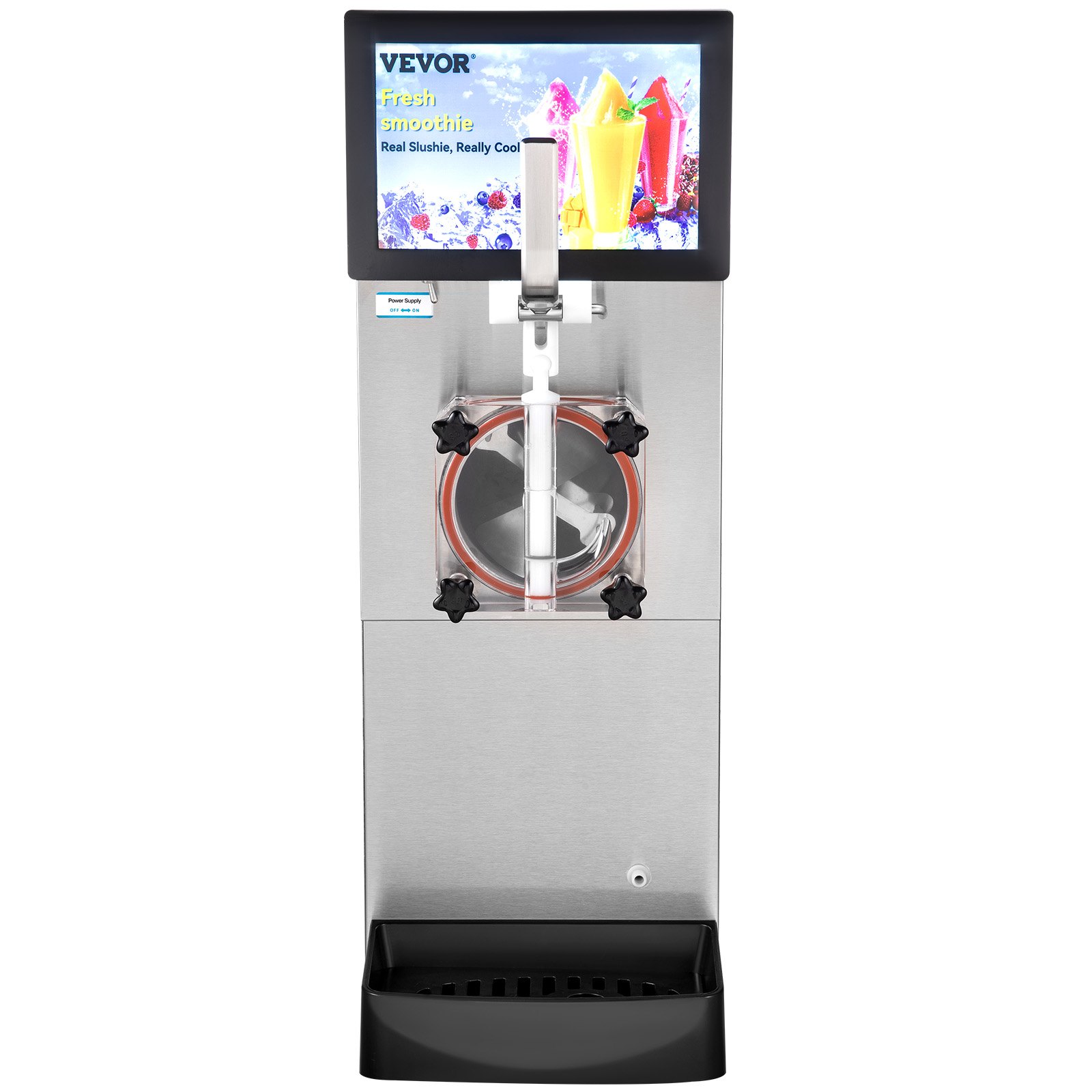 VEVOR Commercial Slushy Machine, 8L / 2.1 Gal Single Bowl, Cool and ...