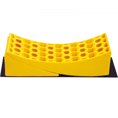 VEVOR Camper Leveler, 2 Pack RV Leveling Blocks, HDPE Curved Levelers ...