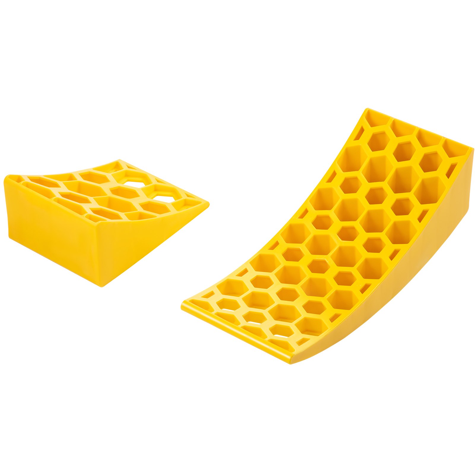 VEVOR Camper Leveler, 2 Pack RV Leveling Blocks, HDPE Curved Levelers ...