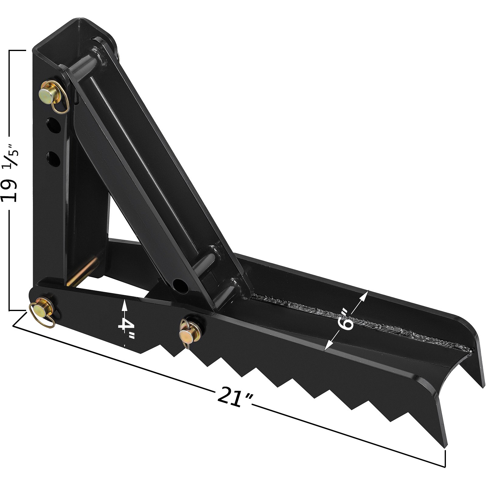 21" Backhoe Thumb Excavator Extreme Weld On Hoe Clamp 1/2" Steel Plate ...