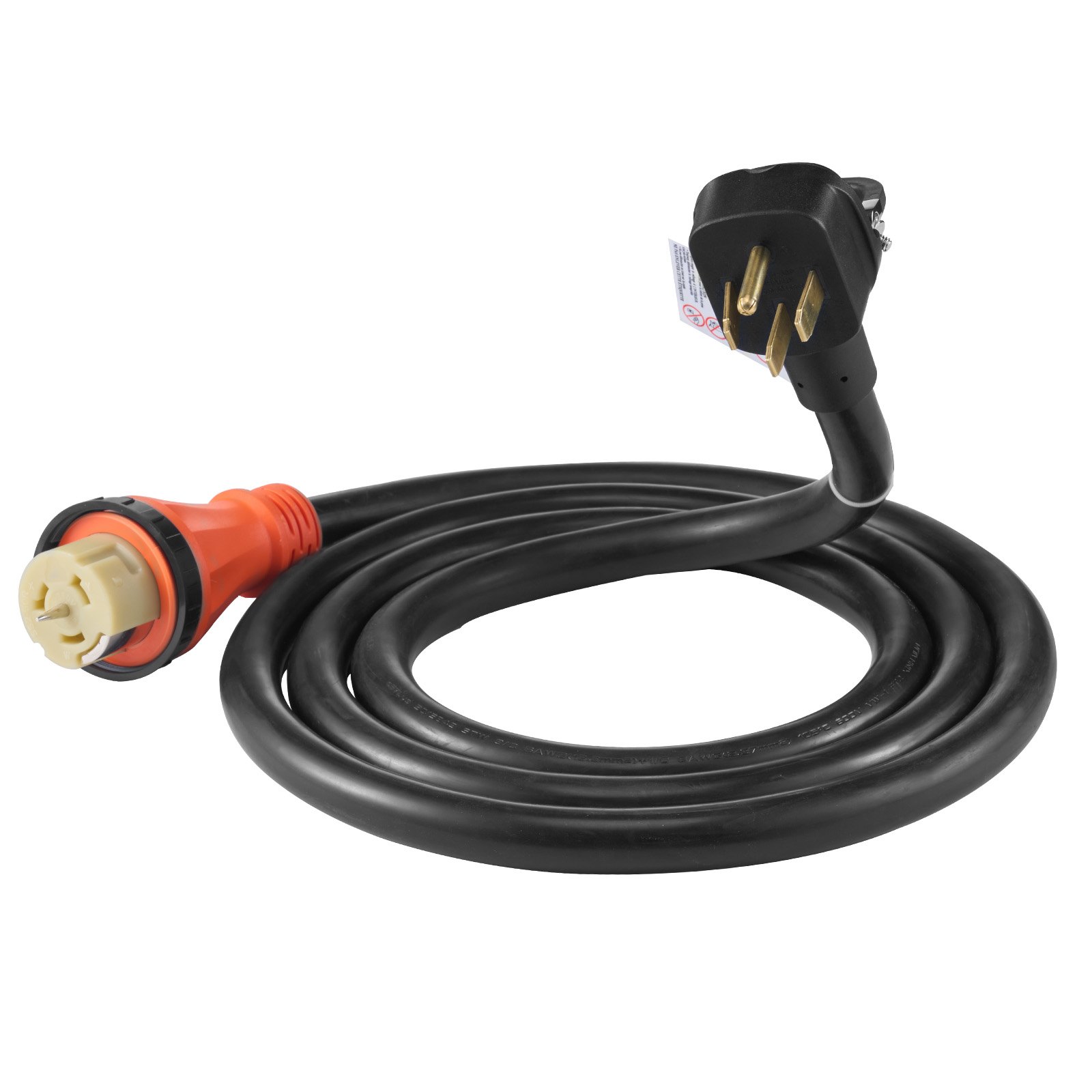 VEVOR Heavy Duty Generator Cord, 10 Feet Generator Power Cord, 50AMP ...