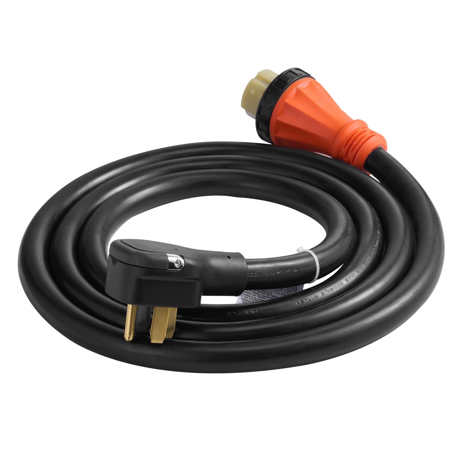 VEVOR Heavy Duty Generator Cord, 10 Feet Generator Power Cord, 50AMP ...