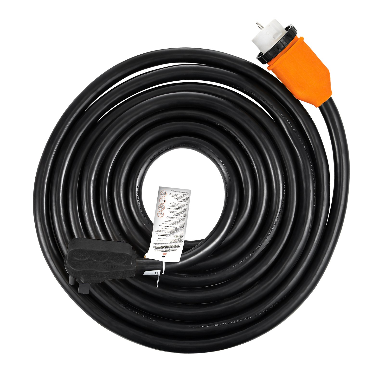 VEVOR Heavy Duty Generator Cord, 25 Feet Generator Power Cord, 50AMP ...