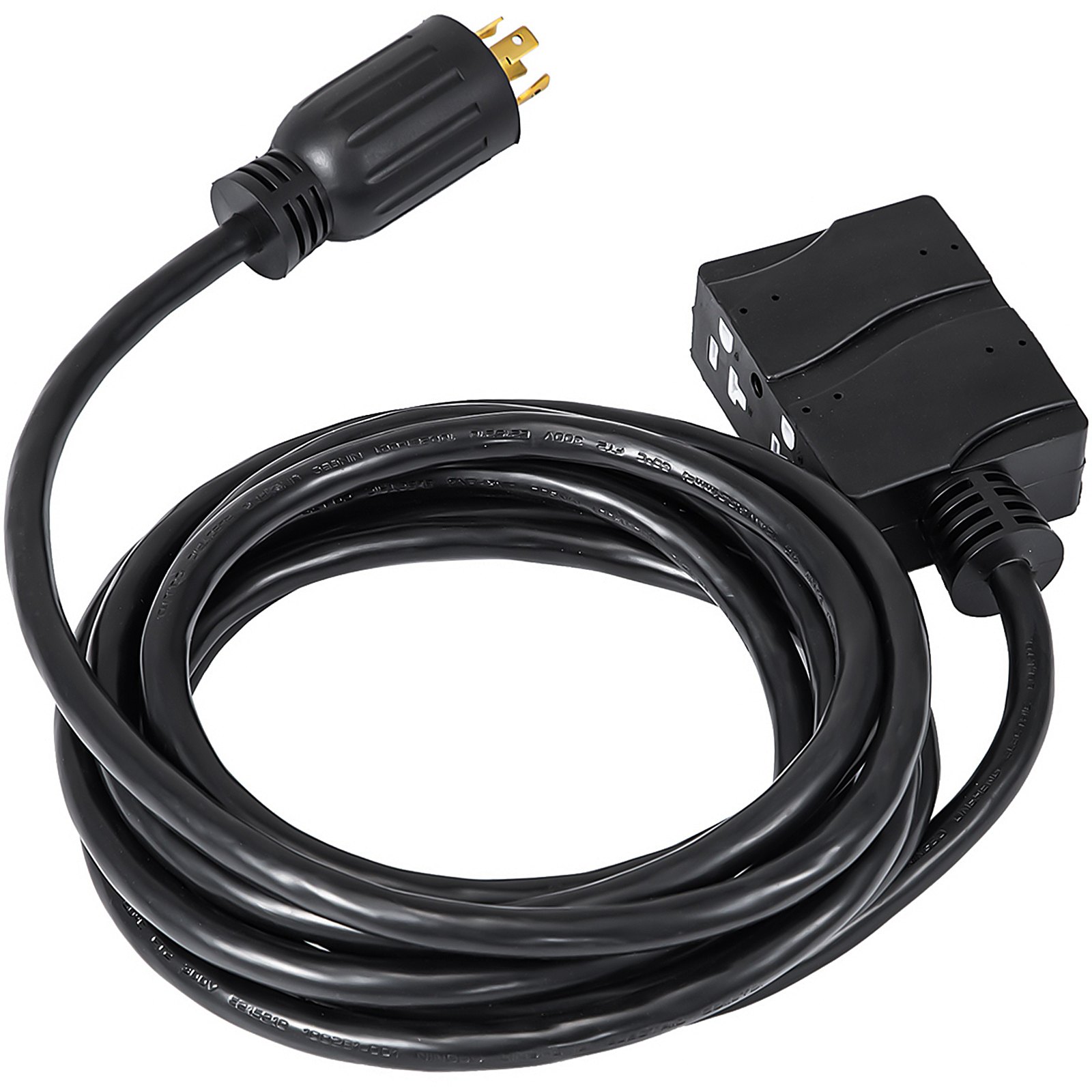 Generator Power Cord Extension Cord 25FT 30A L14-30P to 4*N5-20R ...